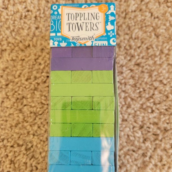 Toysmith | Toys | New Wooden Toppling Towers Gravity Game By Toysmith ...